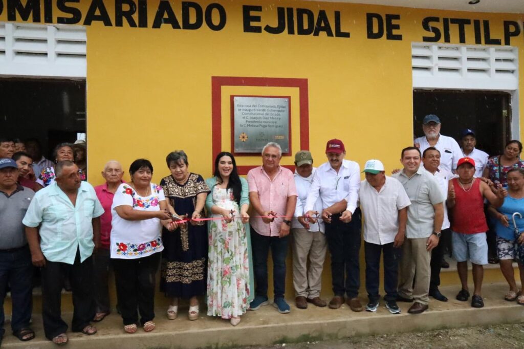 Melissa Puga inaugura la Casa del Comisariado Ejidal en Sitilpech: un ...